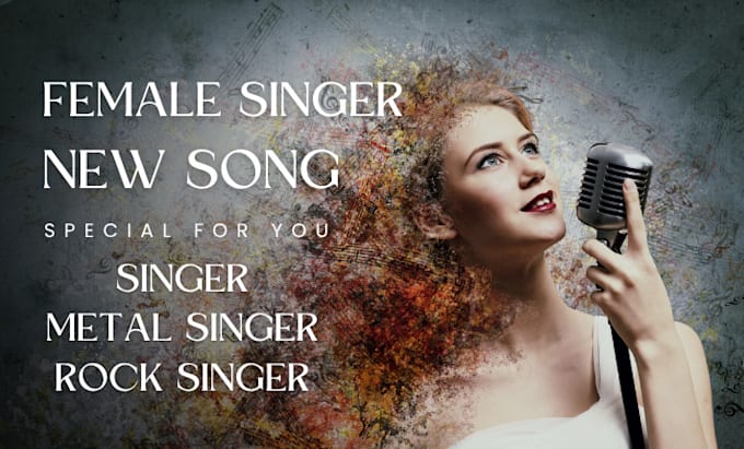 Sing a custom song as female singer pop vocalist edm songwriter ...