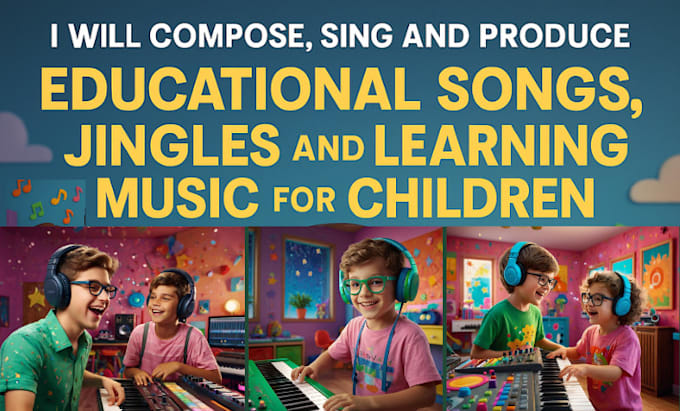 Create educational kids songs, jingles and learning music for children ...