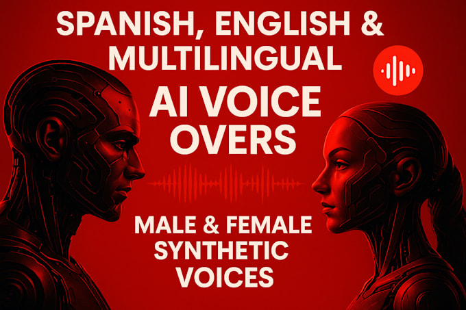 Generate realistic ai multilingual voice overs by Josegaeteloc | Fiverr