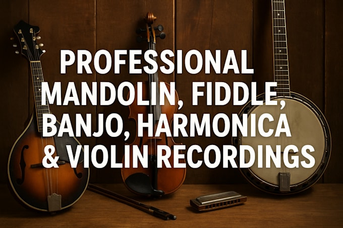 Record pro mandolin, fiddle, banjo, harmonica, and violin tracks for ...