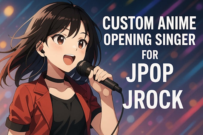 Write or sing to any jpop jrock vtuber utaite japanese song custom ...