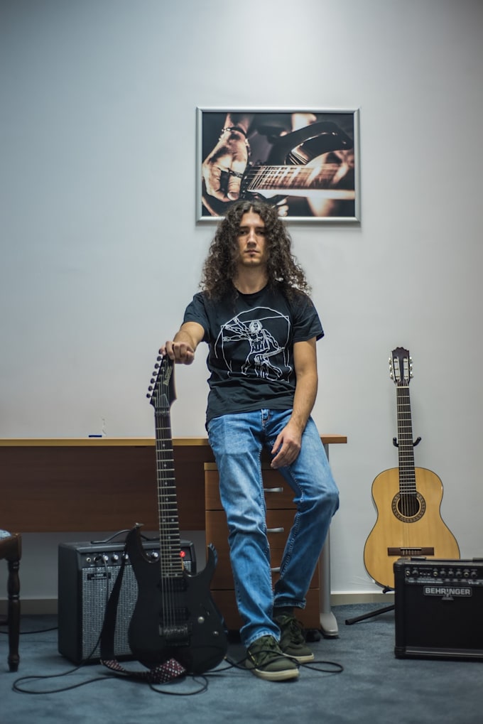 Teach you the basics of electric guitar by Lyudmilstoyanov | Fiverr