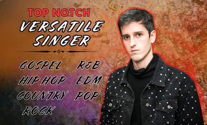Male pop singer male country singer songwriter and vocalist for custom ...