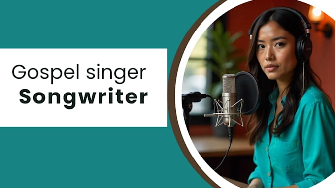 Be your female christian singer, gospel songwriter vocalist by Tom ...