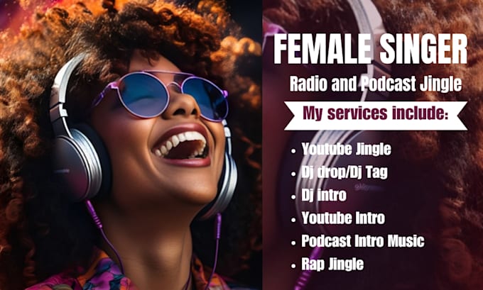Write a viral jingle, parody singer, film soprano, opera female singer ...