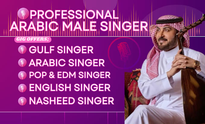 Be your arabic singer male rapper, arabic lyrics writer, english male ...