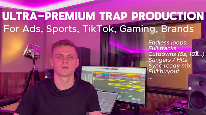 Produce hard hitting trap beats for ads, visuals and social media by ...