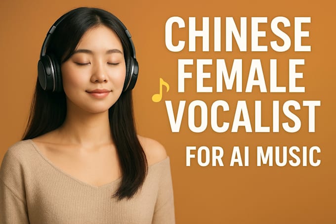 Chinese female vocalist for music mandarin singer by Ayinchi | Fiverr