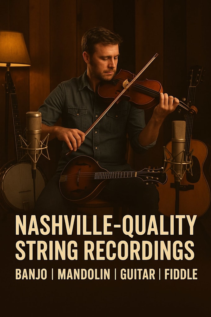 Record rocking guitar pedal steel banjo mandolin violin viola acoustic ...