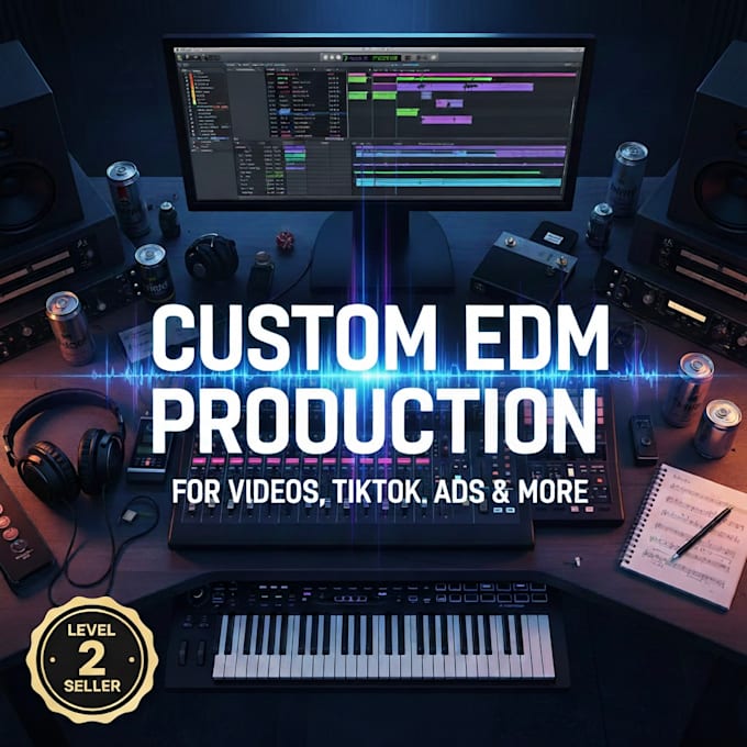 Produce custom edm music for any of your projects by John_cardozo | Fiverr