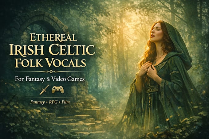 Sing ethereal irish celtic folk vocals for fantasy and video games by ...