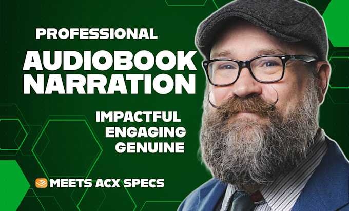 Narrate your audiobook voice over for acx and audible by Thevoiceofbrad ...
