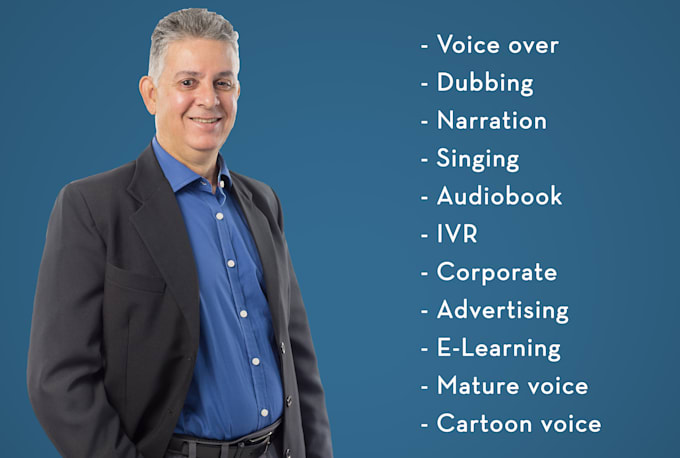 Record a professional brazilian portuguese male voice over by Nelson_sa ...