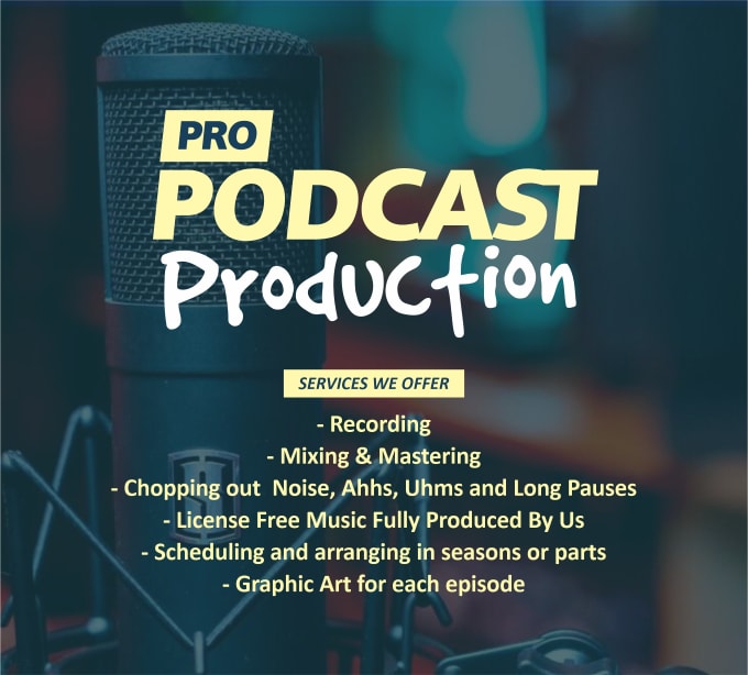 Professionally Edit Your Podcast By Tokz Music Fiverr