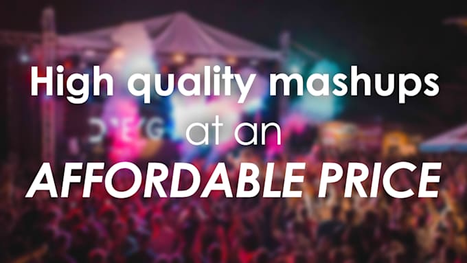 Create a custom mashup of your favorite songs by Vvsvlogs | Fiverr