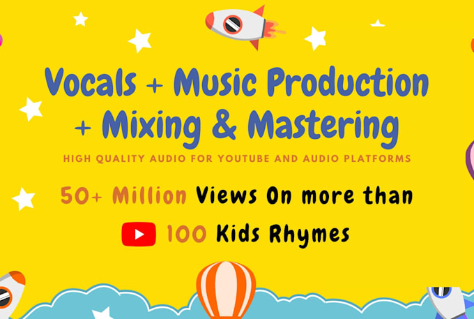 Compose and produce nursery rhymes for kids by Zaynul2236 | Fiverr