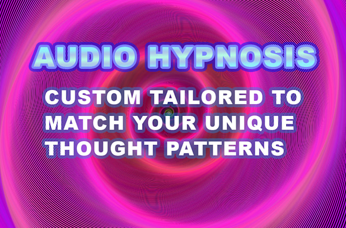 Record a powerful personalized audio hypnosis file exclusively for you ...