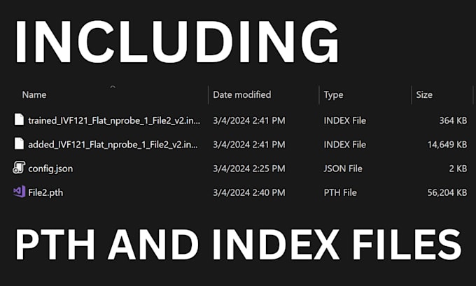 Create a perfect rvc v2 model for you by Maya8156 | Fiverr