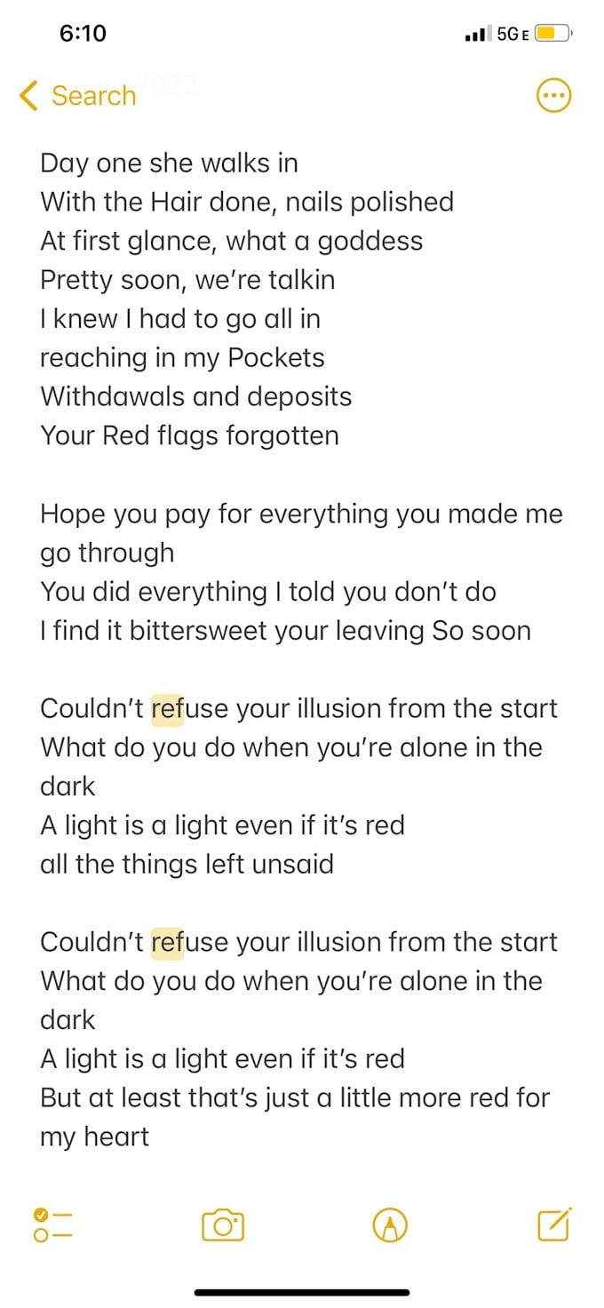 Write lyrics rap and sing for your pop hip hop and rnb song by Drouphoric | Fiverr