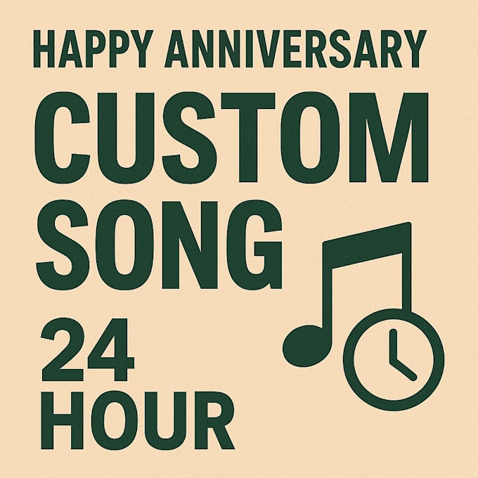 Create a custom song for you in 24 hours by Mothersdayvideo | Fiverr