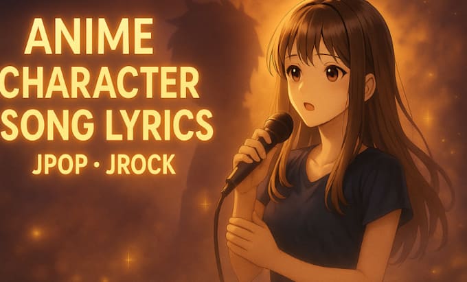 Sing produce original japanese anime character song lyrics in jpop ...
