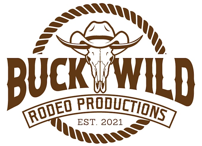 Rodeo Logo Bull Rodeo Vector Illustration Logo Design, Perfect For