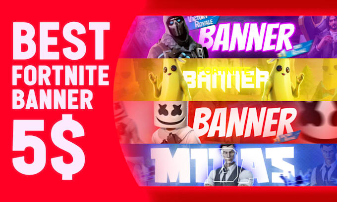 12 Best fortnite banner designers for hire in May 2024