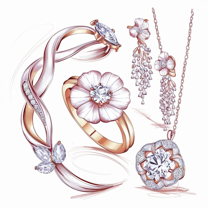 12 Best freelance jewelry design concept design & sketching experts for ...