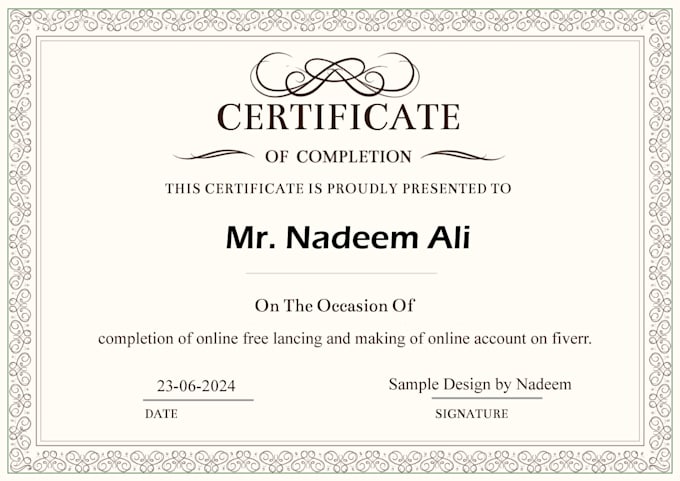 12 Best freelance certificate designers for hire in January 2025