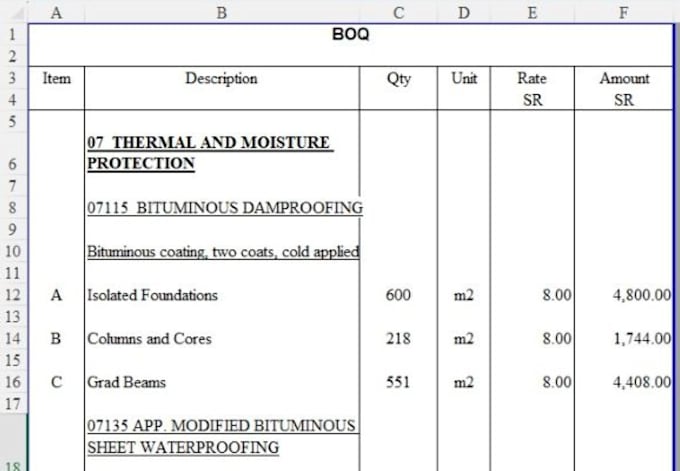 12 Best freelance preparing boq experts for hire in April 2026