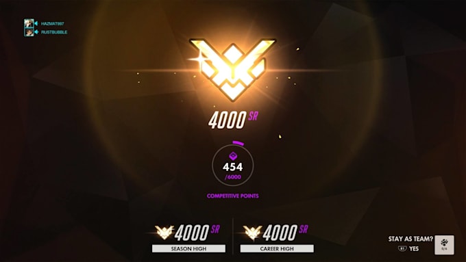 Carry you to grand master in overwatch ps4 by Hazmat997