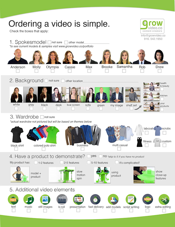 Create a hd spokesmodel or product demo video by Calimode