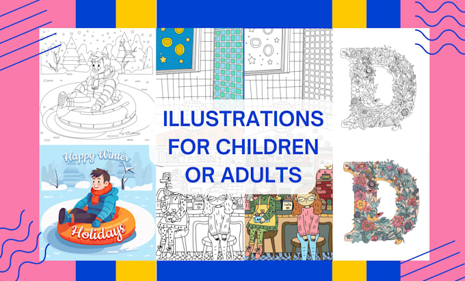 12 Best freelance coloring book illustrators for hire in December 2024