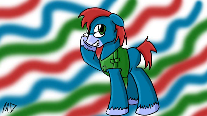 Create digital mlp pony brony oc art by Midnightdreams