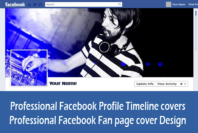 Design creative facebook cover pages by Megalink
