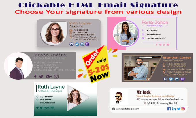 12 Best freelance email signature designers for hire in December 2025