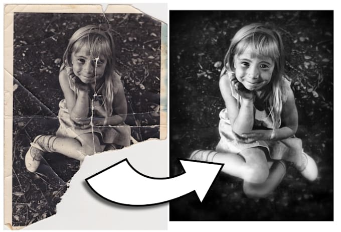 Restore an old or damaged photo to perfection by Jamesgreaves1