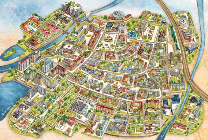 12 Best freelance maps illustrators for hire in June 2024