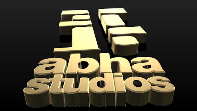 Create 3d logo animation by Abhastudios