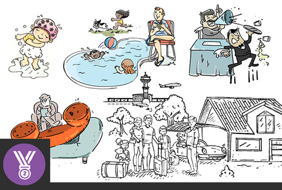 12 Best freelance hand drawing artists for hire in October 2025