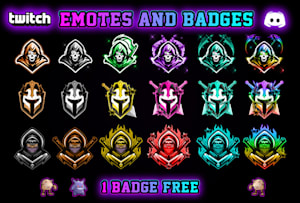 Digital Art & Collectibles Twitch Sub Badges Twitch Bit Badges Streamer ...