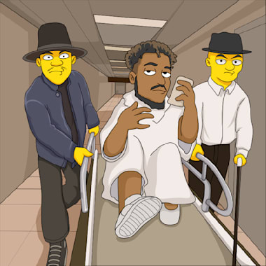 Draw you into the simpsons yellow cartoon character by Parsya | Fiverr