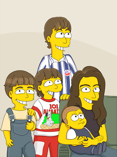 Draw you into the simpsons yellow cartoon character by Parsya | Fiverr