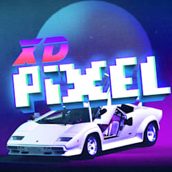 Make 80s retro logo of vintage synthwave modern styles by Xdpixel | Fiverr