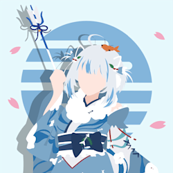 Create minimalist anime splash art for t shirt, poster, deskmate ...