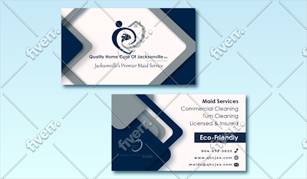 Design professional quality business cards by Geminipixel
