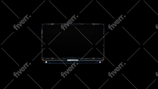 Design a professional custom webcam overlay by Creative_pixl