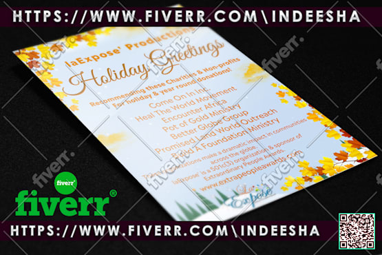 Design professional amazing flyer by Indeesha