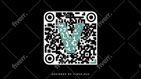 Custom qr code design by Vince_hua