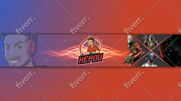 Design an awesome youtube logo and banner in 4 hours by Pervaiz111